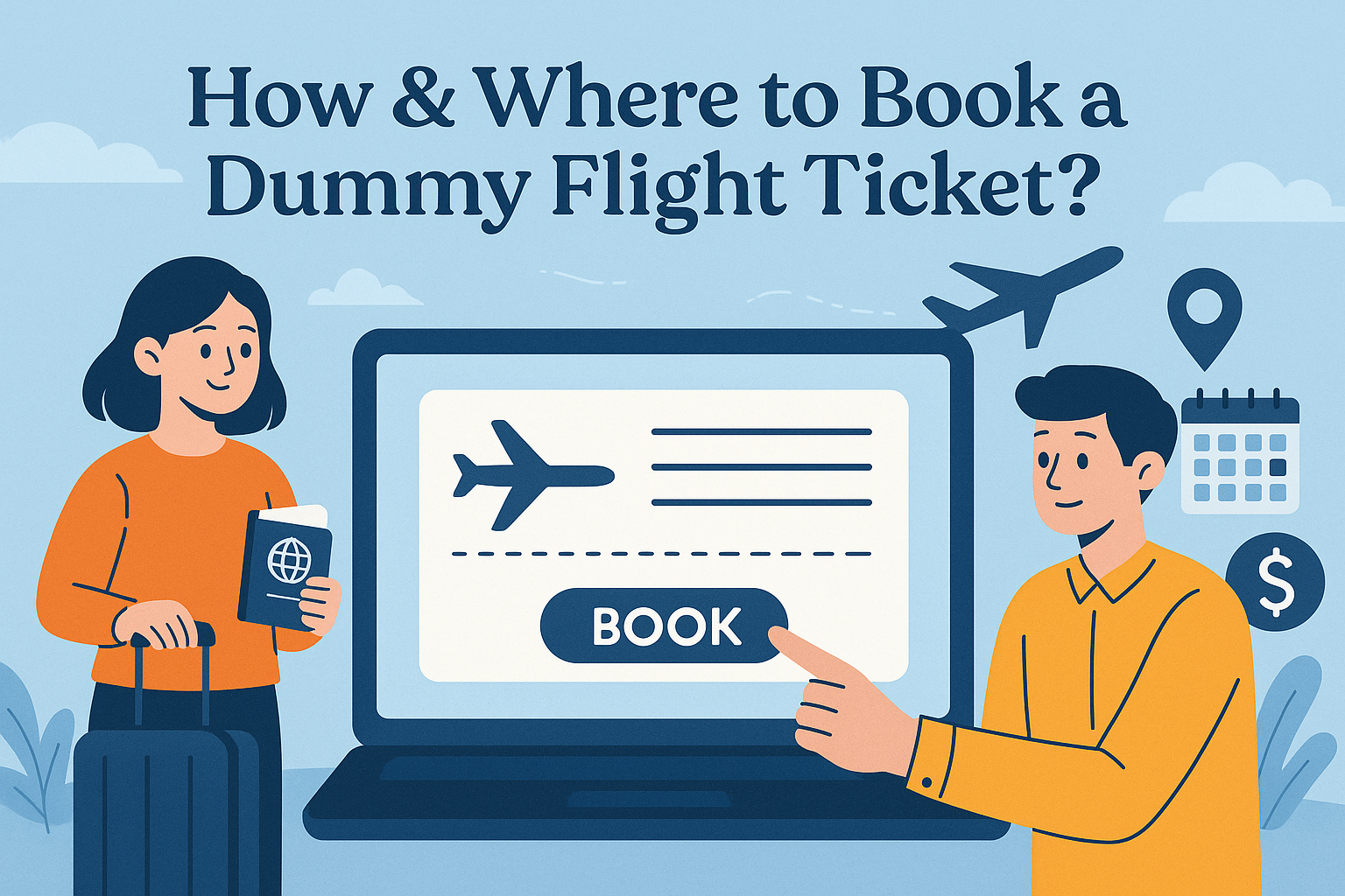 How & Where to Book a Dummy Flight Ticket? - Dummy Ticket- Blogs