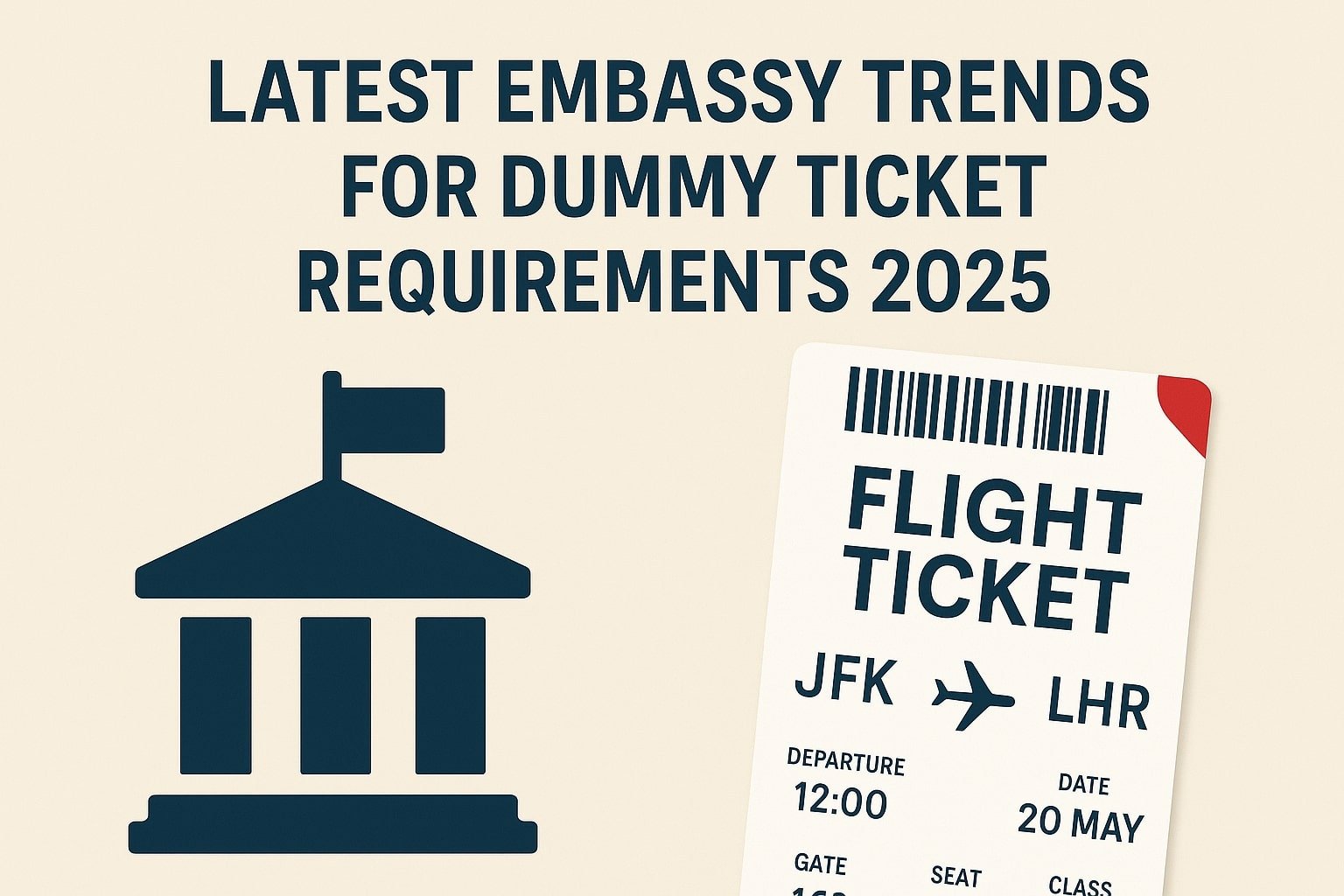 Latest Embassy Trends for Dummy Ticket Requirements 2026 – Dummy Ticket ...